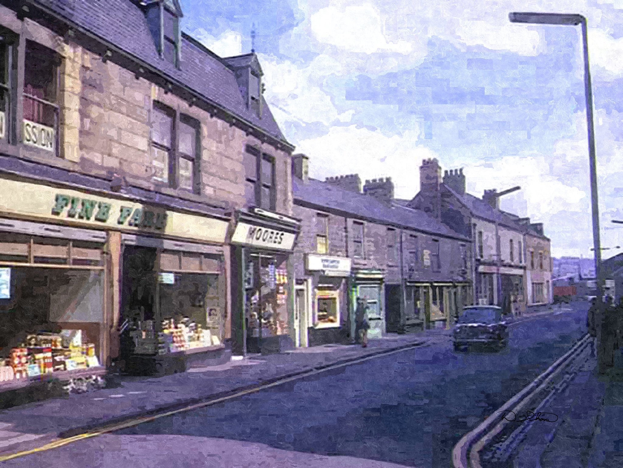Martin's Memories - Blaydon Town Centre. Walter Willson's To Danny ...
